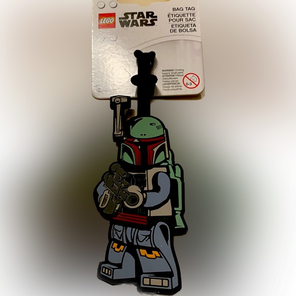 Disney | Bags | Star Wars Boba Fett Travel Luggage Id Tag For Bag ...